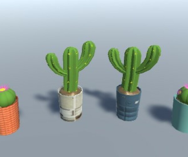 ArtStation - 27 Flower Pots | Game Assets