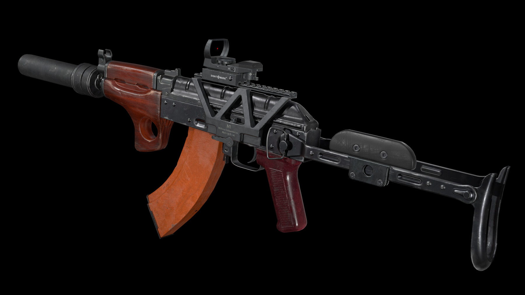 ArtStation - AKMSU (game ready 3d model) | Game Assets