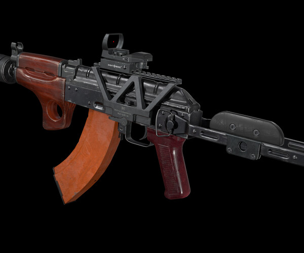 ArtStation - AKMSU (game ready 3d model) | Game Assets