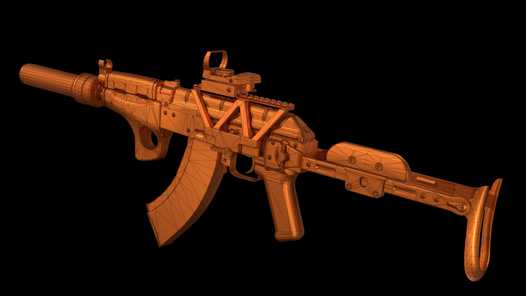 ArtStation - AKMSU (game ready 3d model) | Game Assets