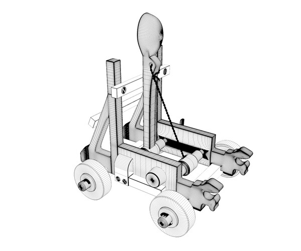 ArtStation - Golden Catapult 3D Model and 3D Print Model | Resources