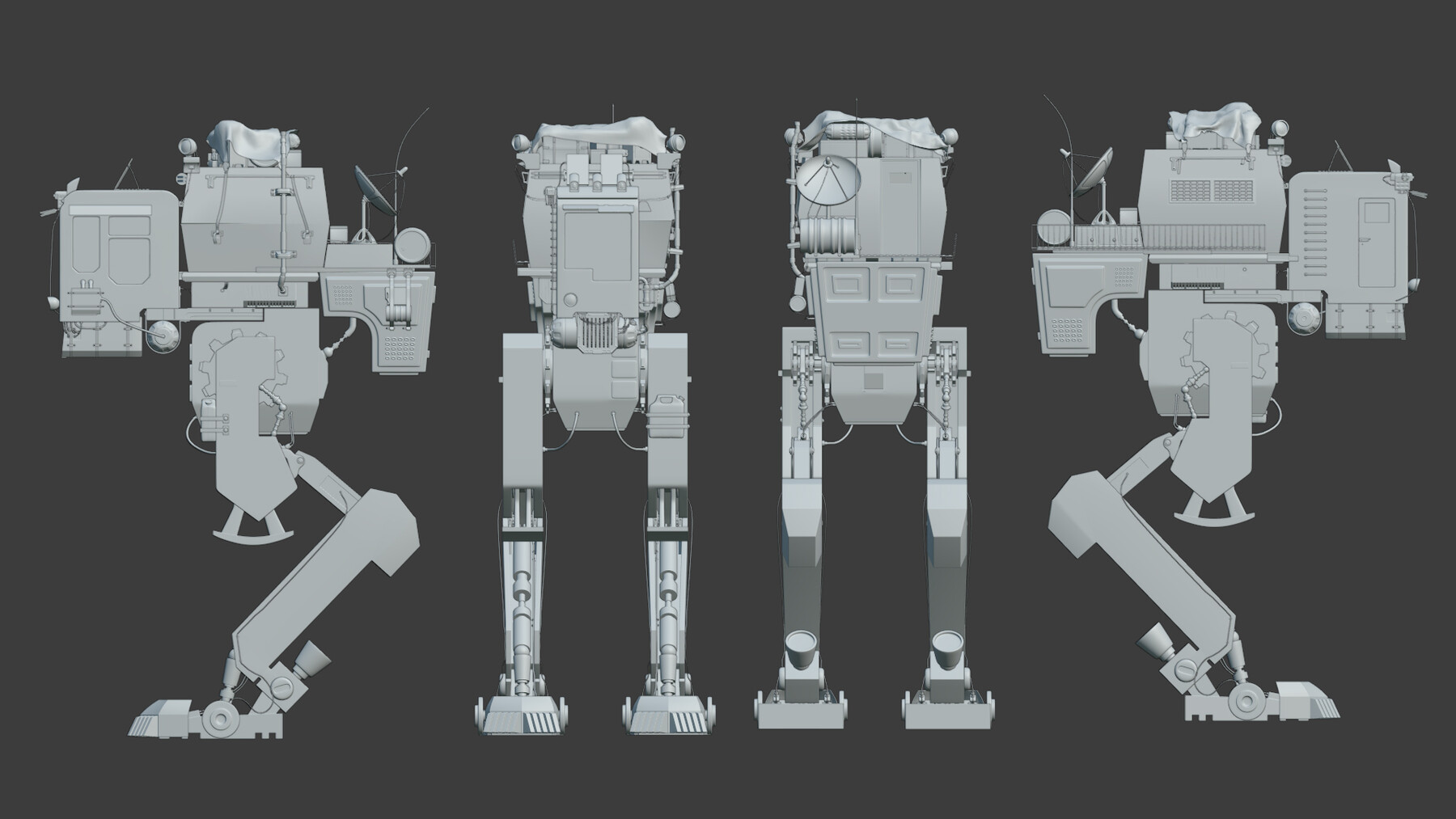 ArtStation - hard surface kitbash ( mechanical details) | Resources
