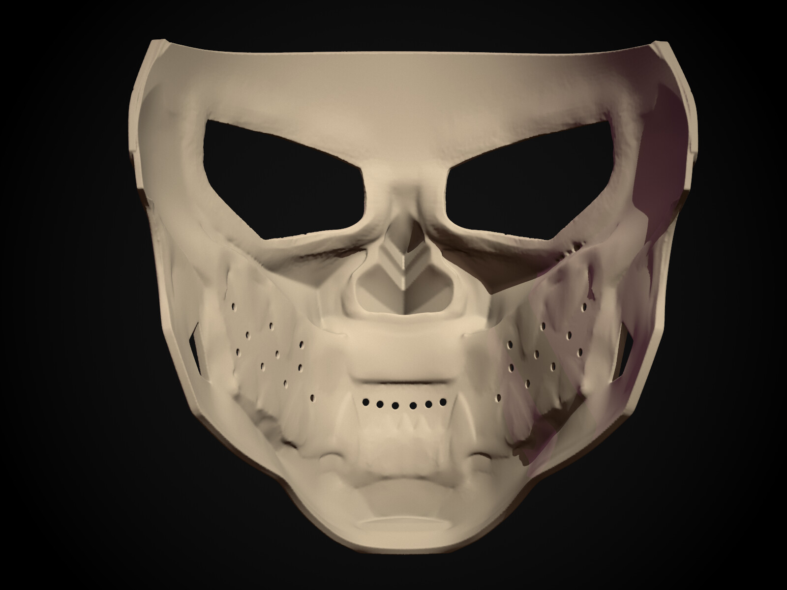 ArtStation - Sci-Fi CyberOni Mask (STL) | Resources