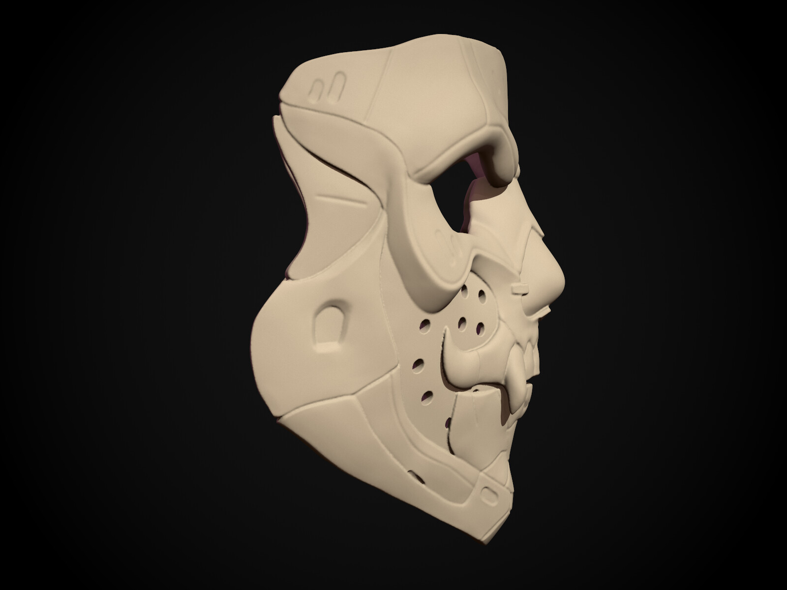 ArtStation - Printable Demon Mask (STL) | Resources