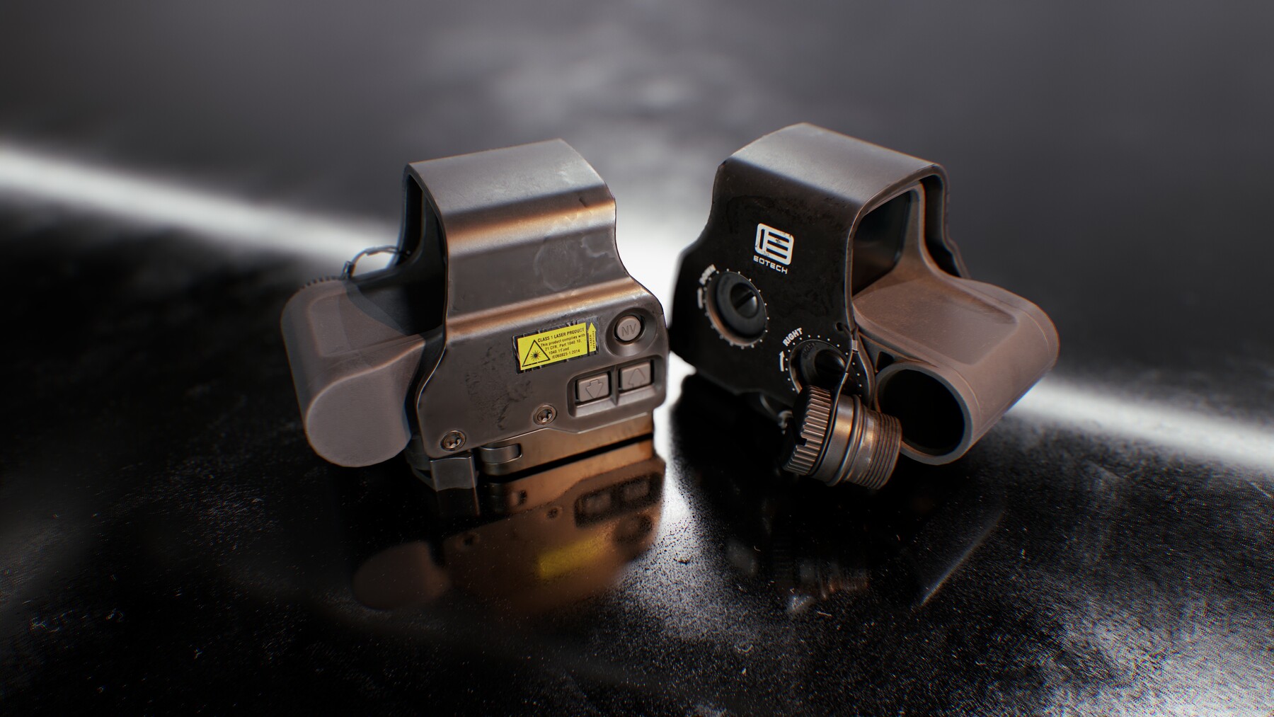 ArtStation - EOTECH HWS EXPS3 Holographic Weapon Sigh | Game Assets