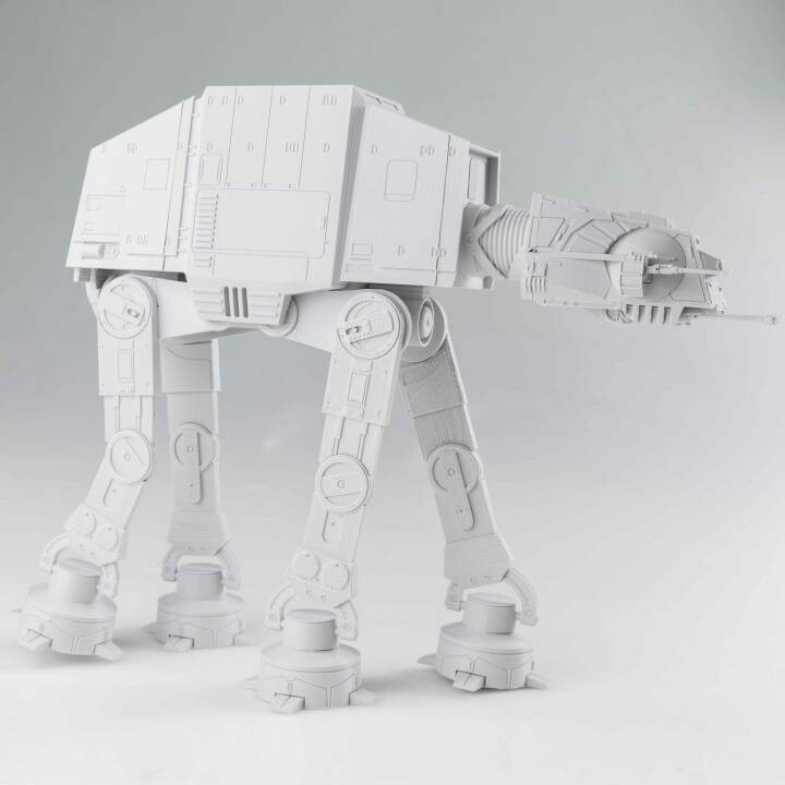 ArtStation - Detailed AT-AT from Star Wars Scale | Resources