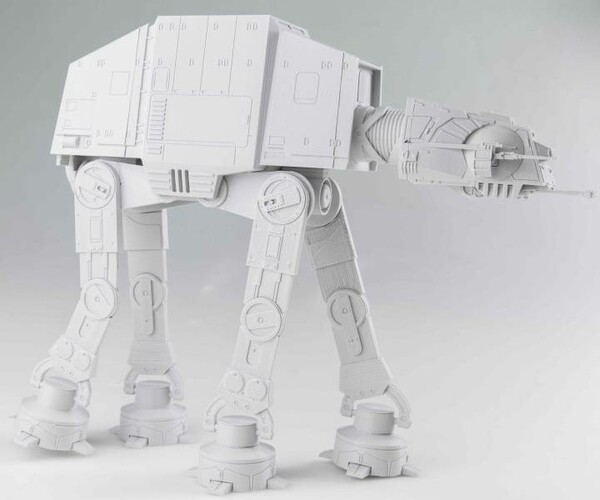 ArtStation - Detailed AT-AT from Star Wars Scale | Resources