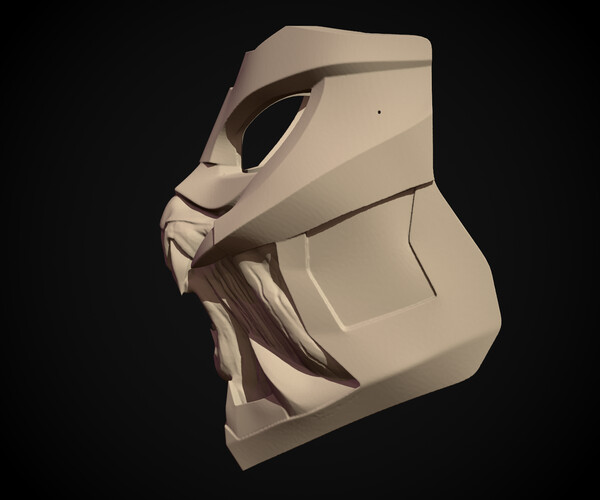 ArtStation - Printable Predator Mask (STL) | Resources