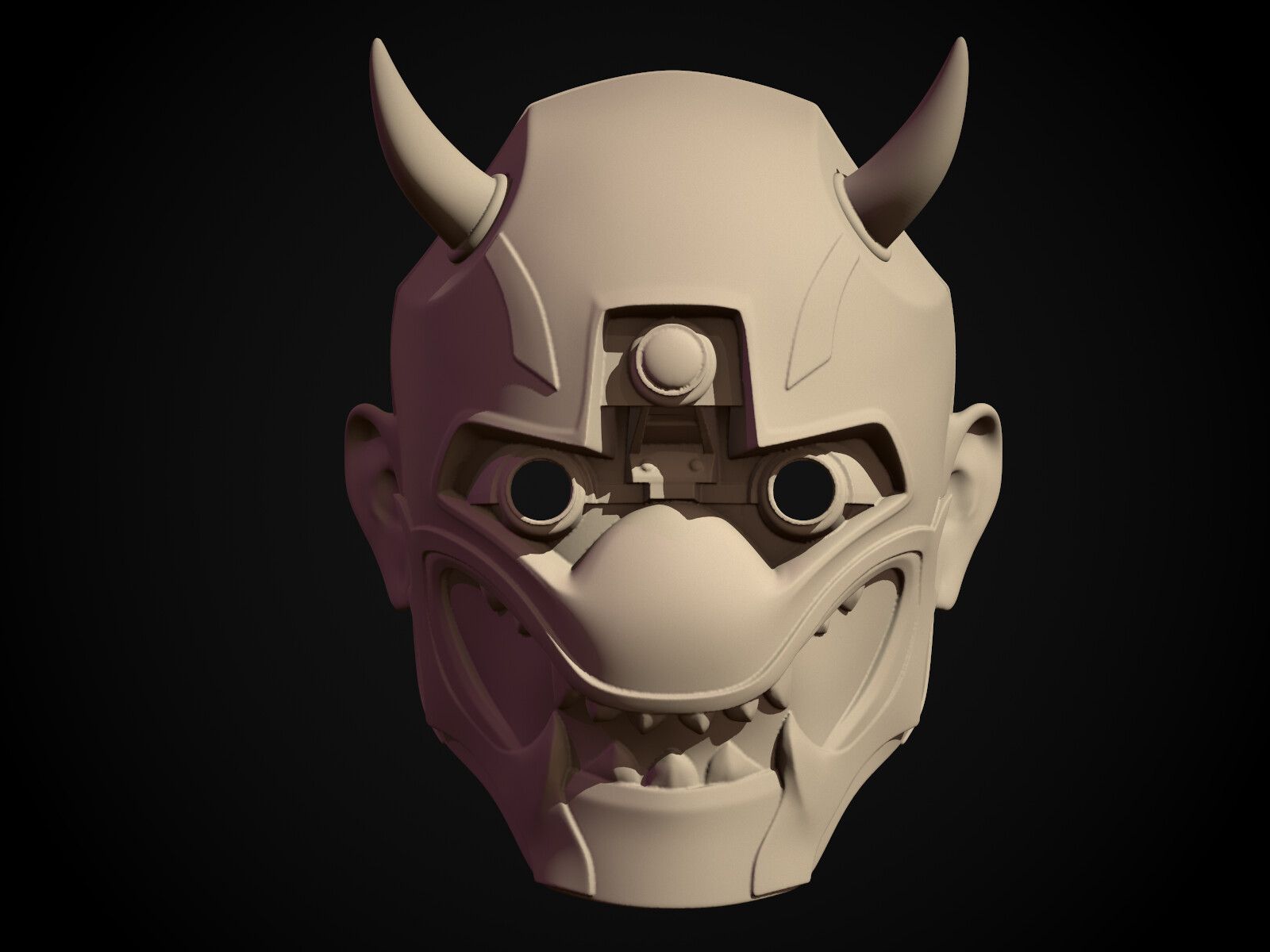 ArtStation - Printable Sci-Fi Demon Mask (STL) | Resources