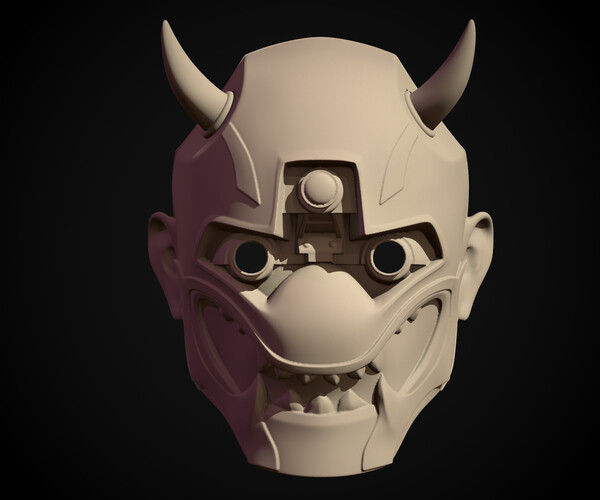 ArtStation - Printable Sci-Fi Demon Mask (STL) | Resources