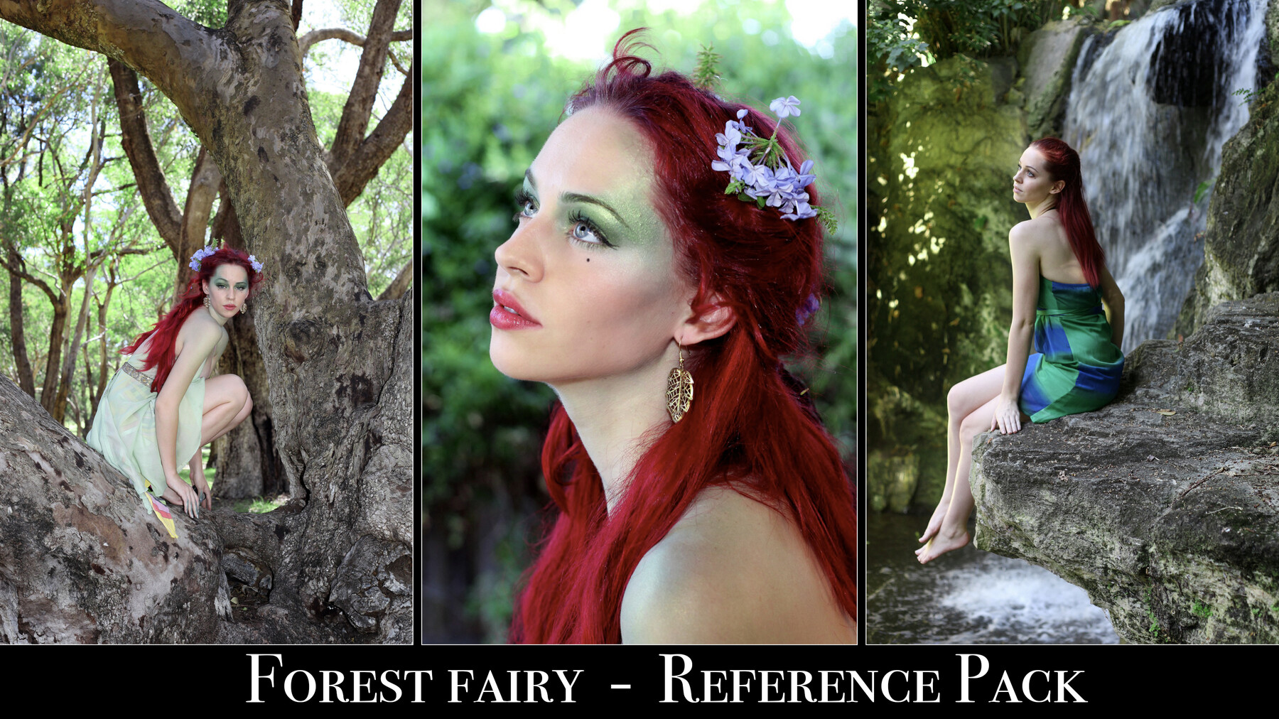 ArtStation - x113 Fantasy Forest Fairy - Pose Reference Pack | Resources