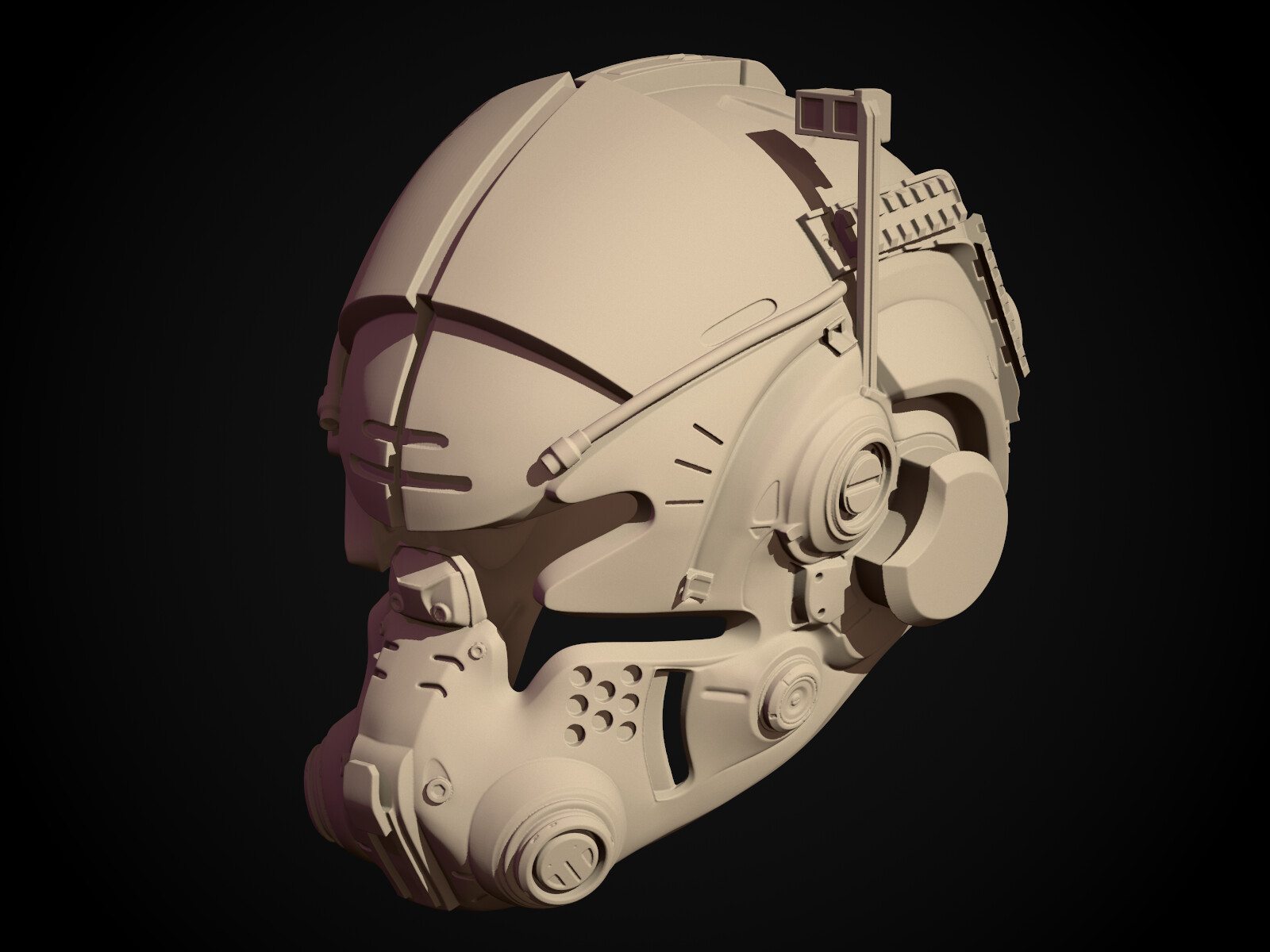 ArtStation - Printable TitanFall Pilot Helmet | Resources