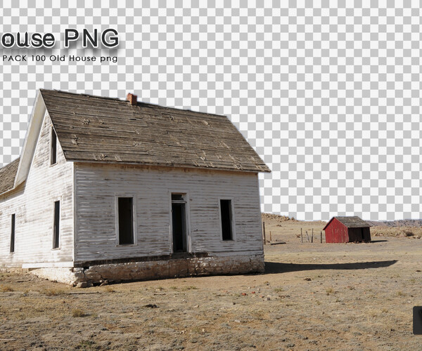 ArtStation - 100 Old houses Cutout Pack | Resources