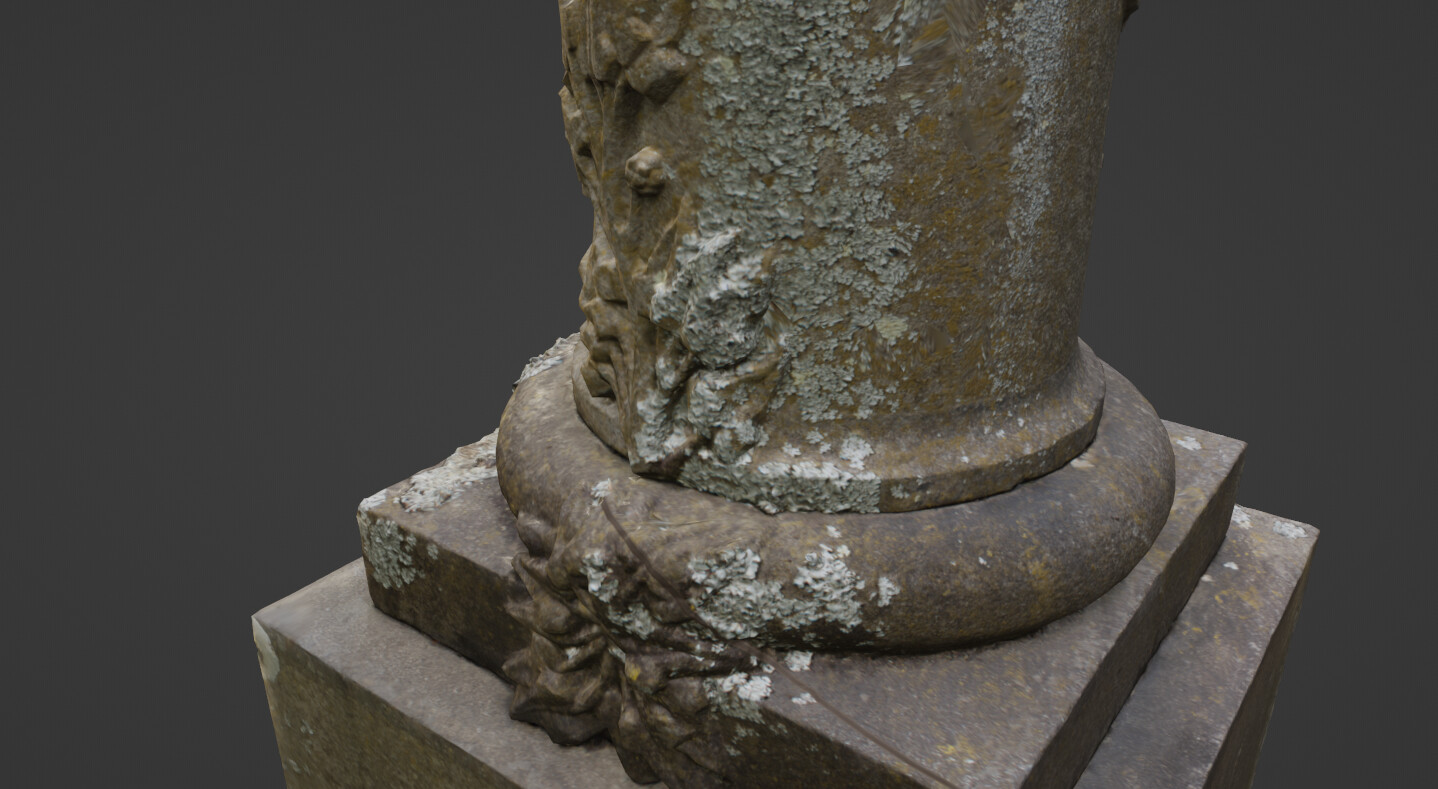 ArtStation - Cemetery : Column for memorial (photogrammetry) | Resources