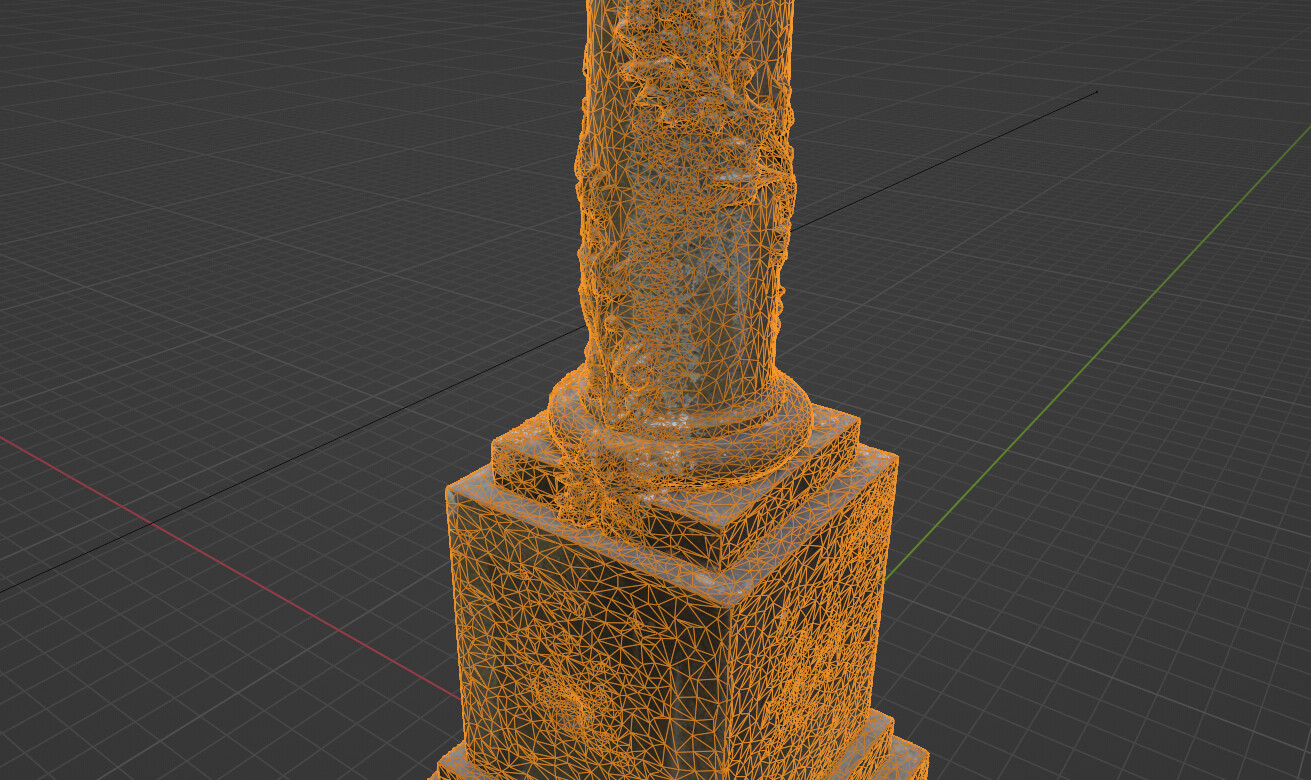 ArtStation - Cemetery : Column for memorial (photogrammetry) | Resources