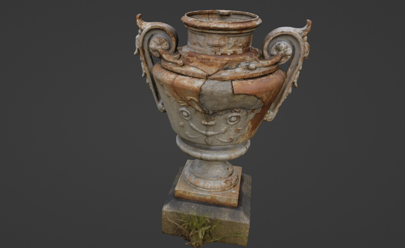 ArtStation - Broken metal vase (photogrammetry) | Resources