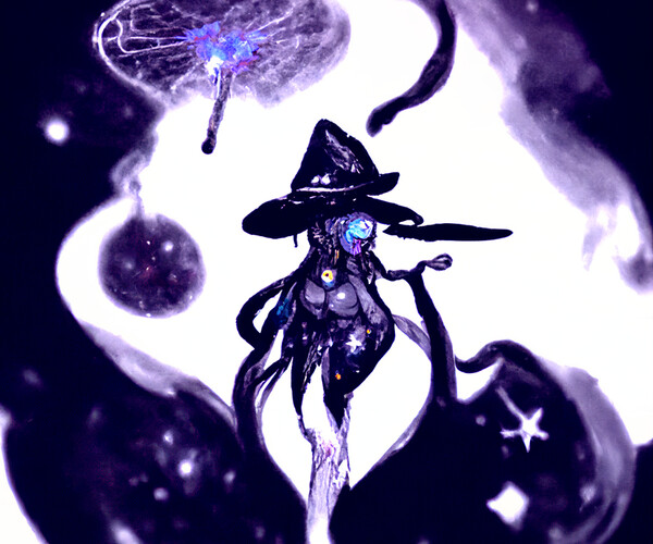 ArtStation - Celestial-parasite-witch | Artworks