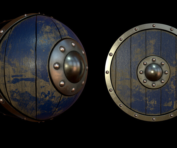 ArtStation - Procedural Round Shield Material Tutorial | Tutorials
