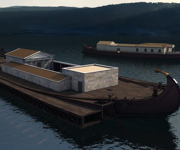 ArtStation - Nemi Ships - Full views - 3D rendering | Artworks