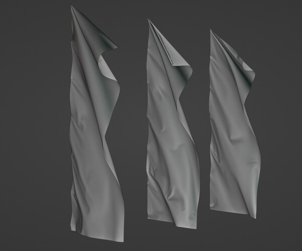 ArtStation - Flag_05 - Seamless Loop Animation | Resources