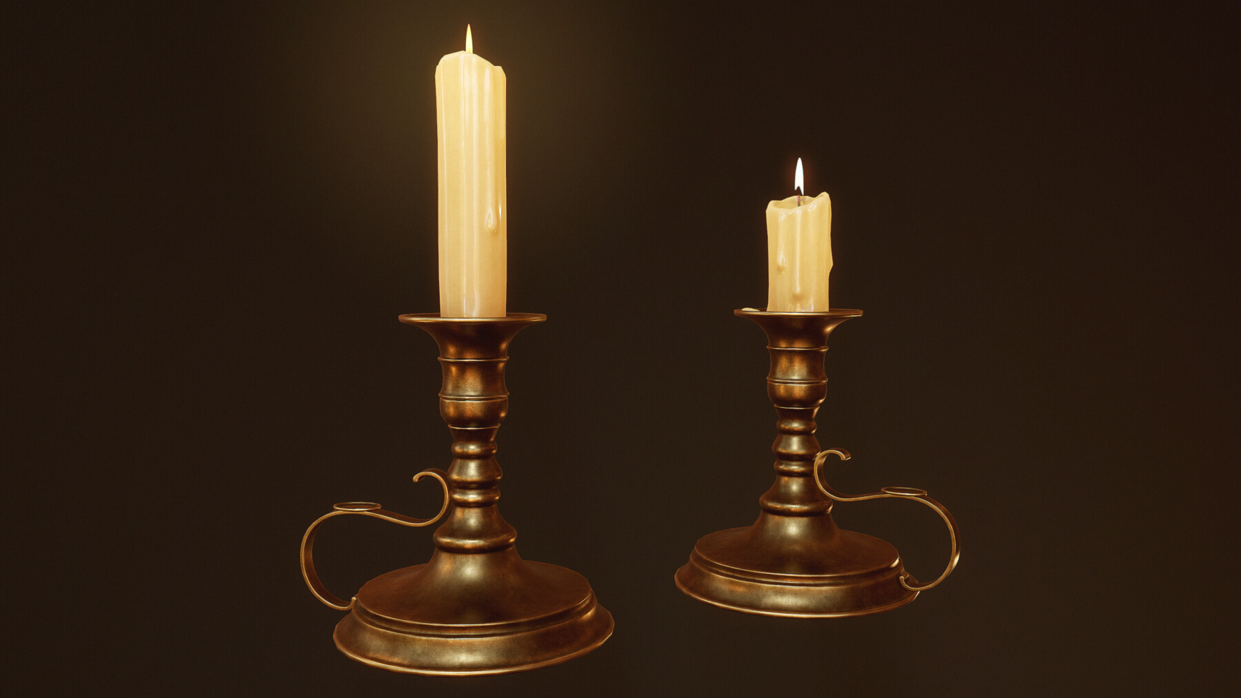 ArtStation - Candles Candlestick Mini Pack | Game Assets