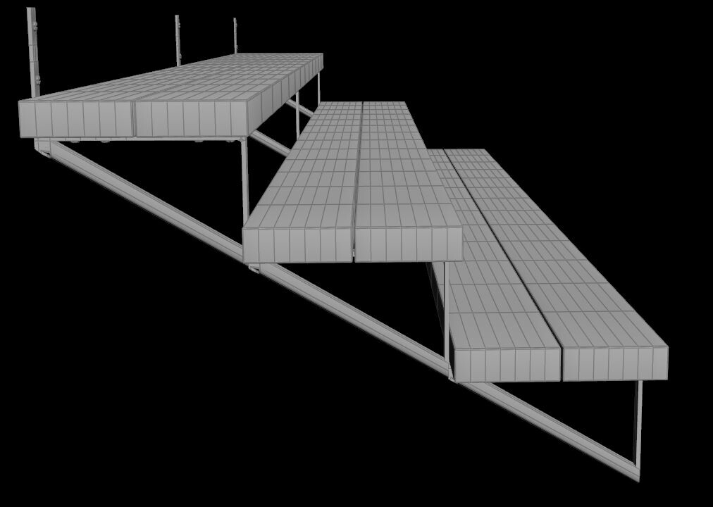 ArtStation - 3D riser staircase, PBR textures | Game Assets