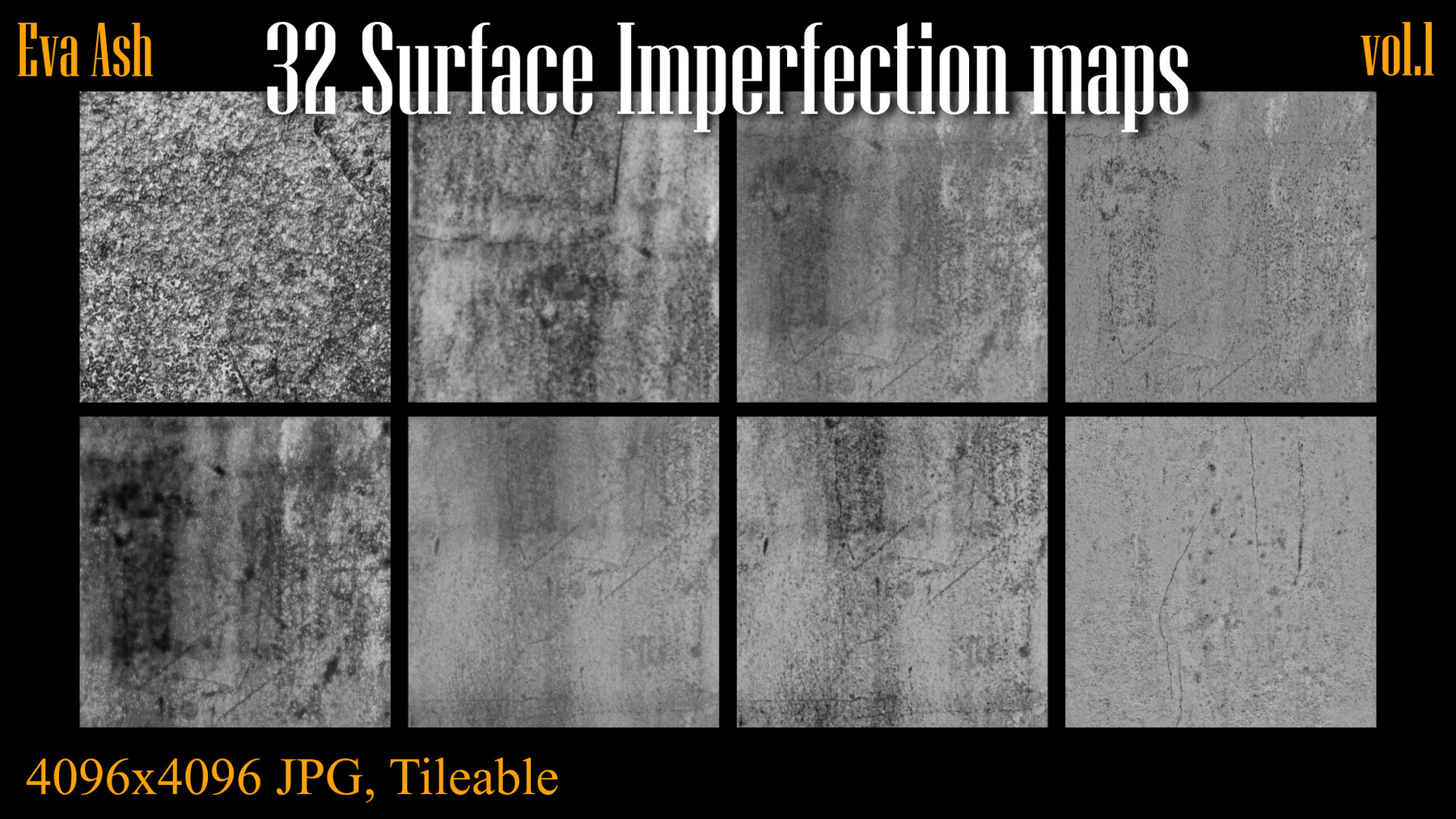 ArtStation - 32 Grunge maps | Brushes