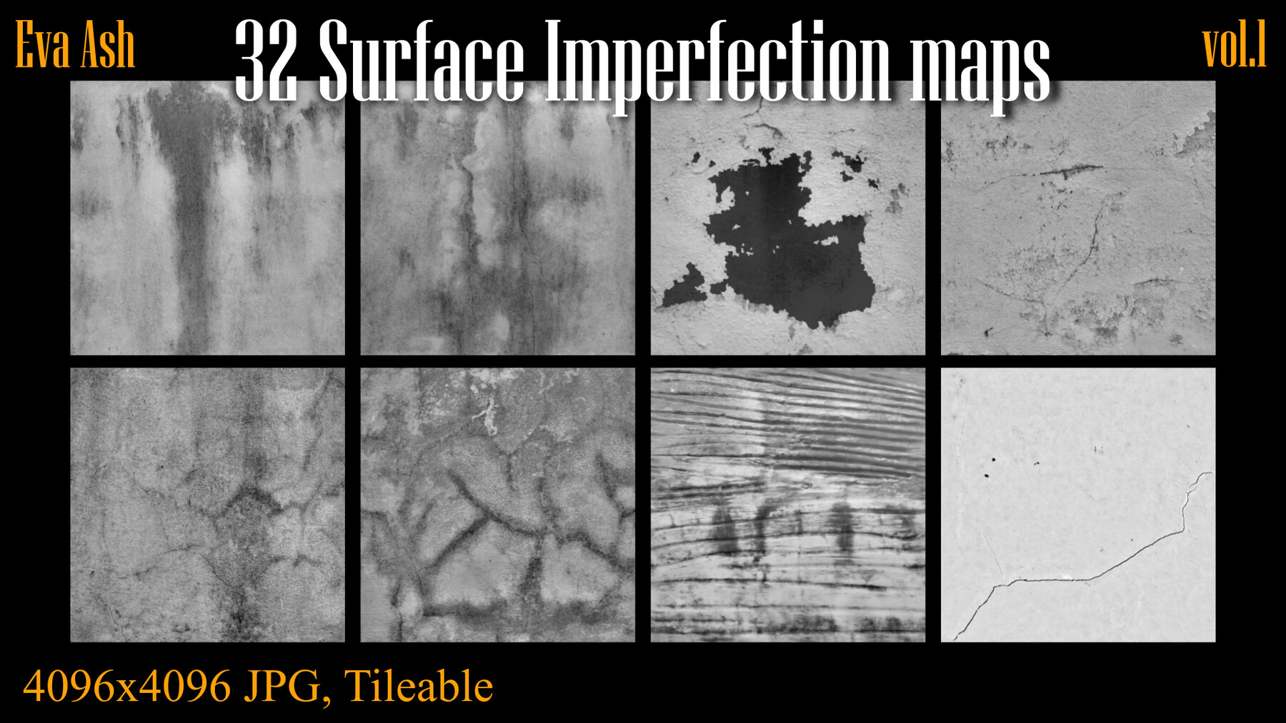ArtStation - 32 Grunge maps | Brushes