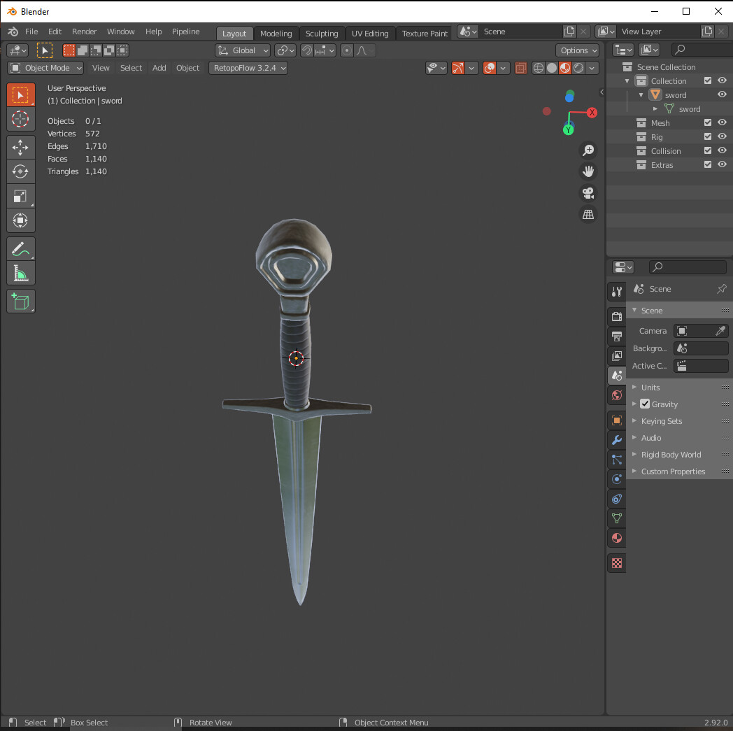 ArtStation - medieval sword | Game Assets