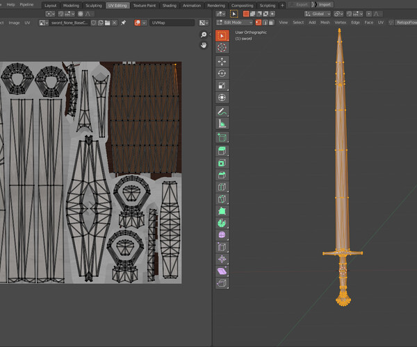 ArtStation - medieval sword | Game Assets