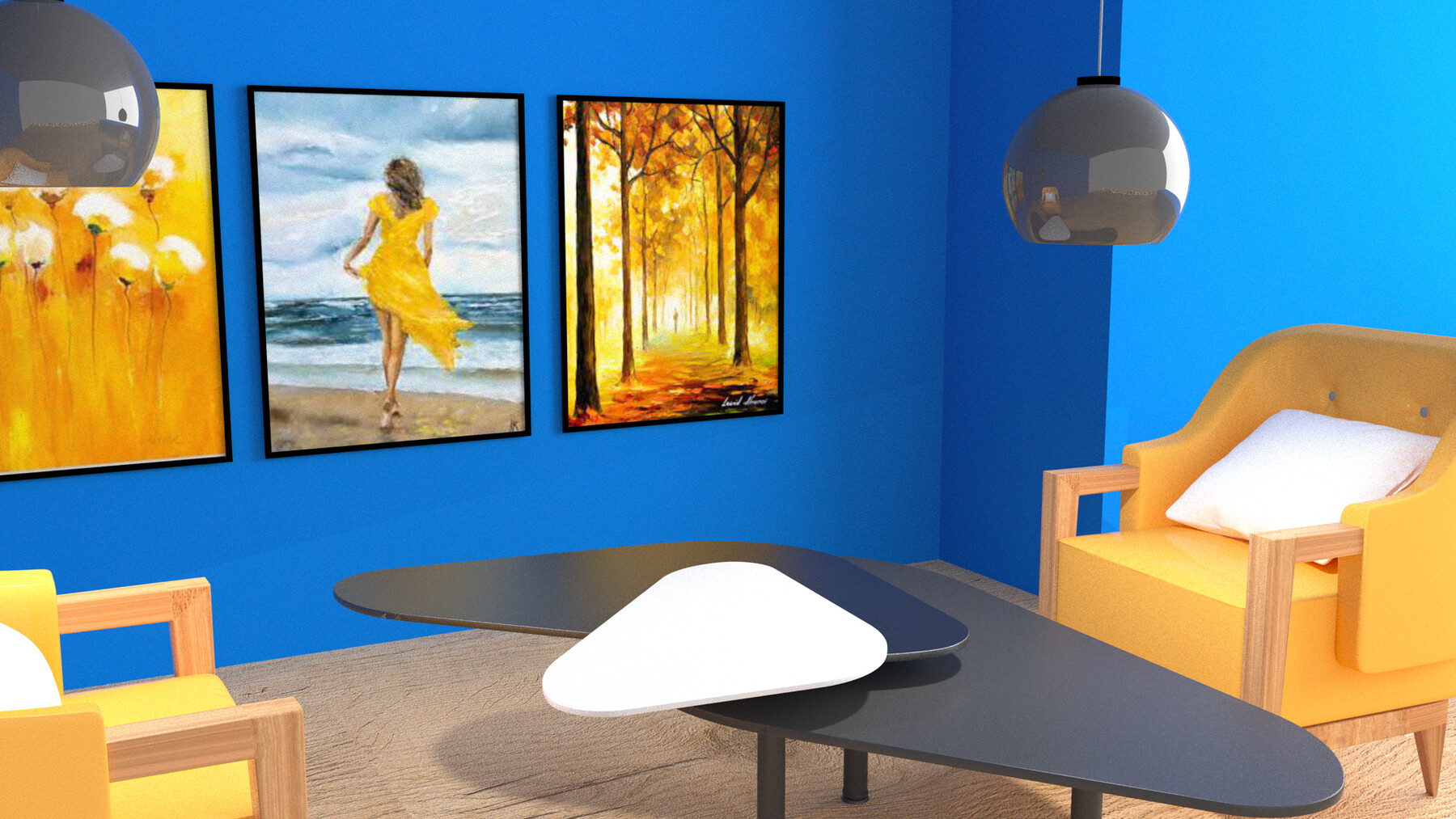 ArtStation - blue lounge | Resources