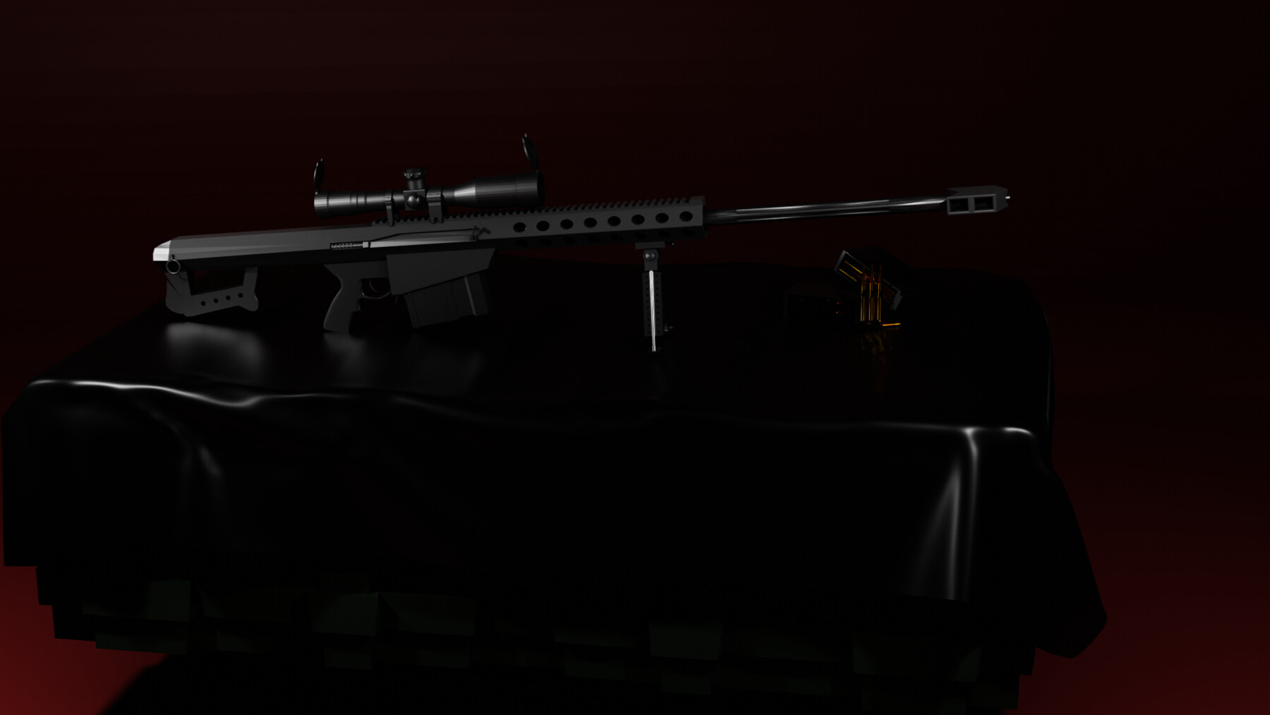 ArtStation - BARRETT M107 | Game Assets