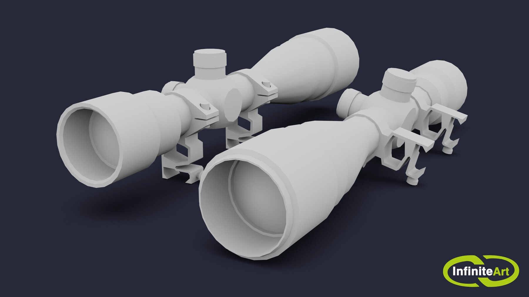 ArtStation - Sniper scope | Game Assets