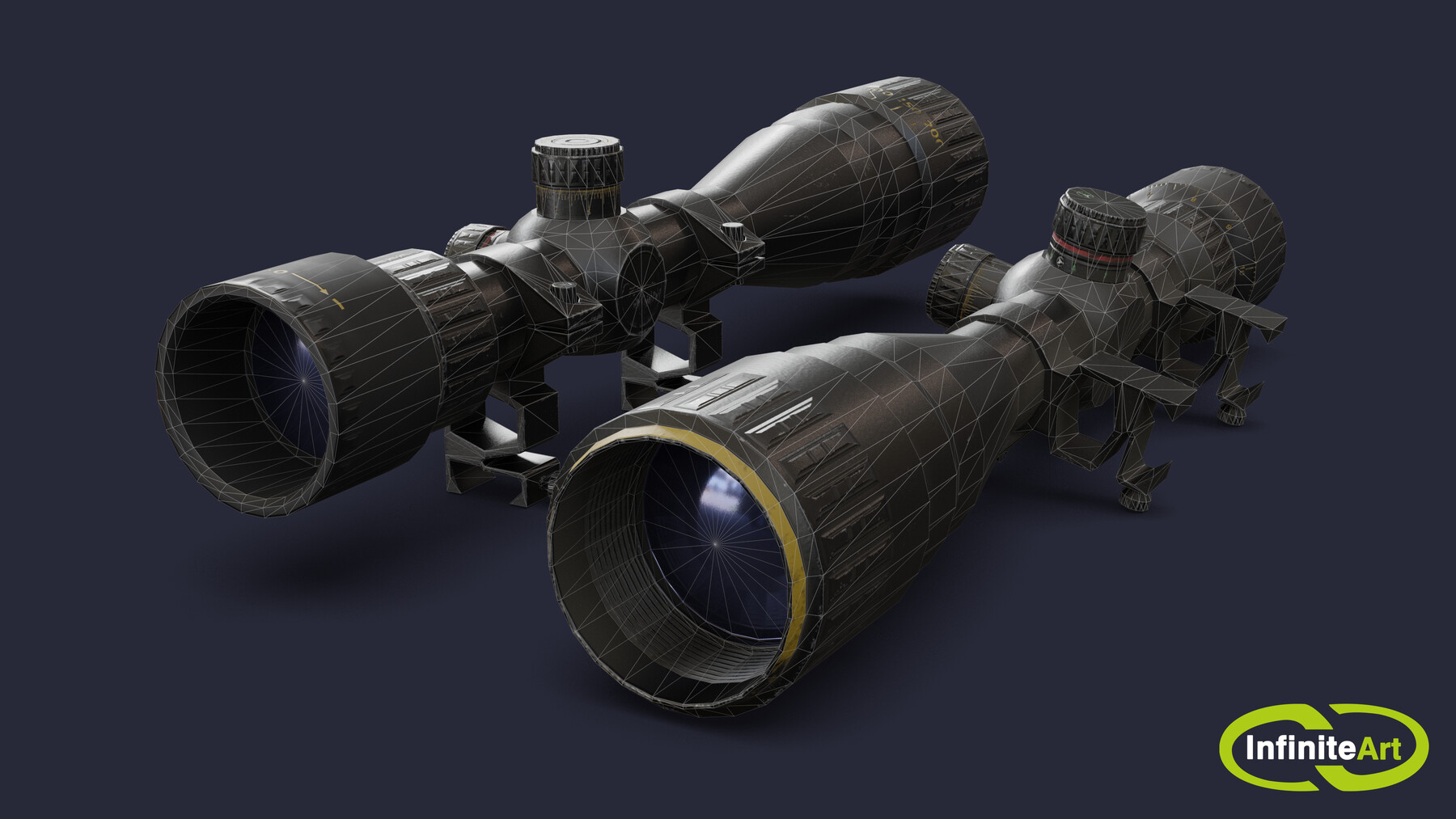 ArtStation - Sniper scope | Game Assets