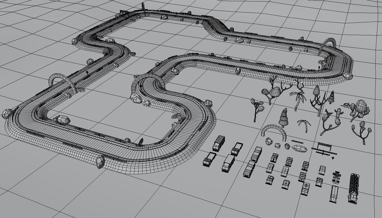 ArtStation - Race Track Collection for Games | Game Assets