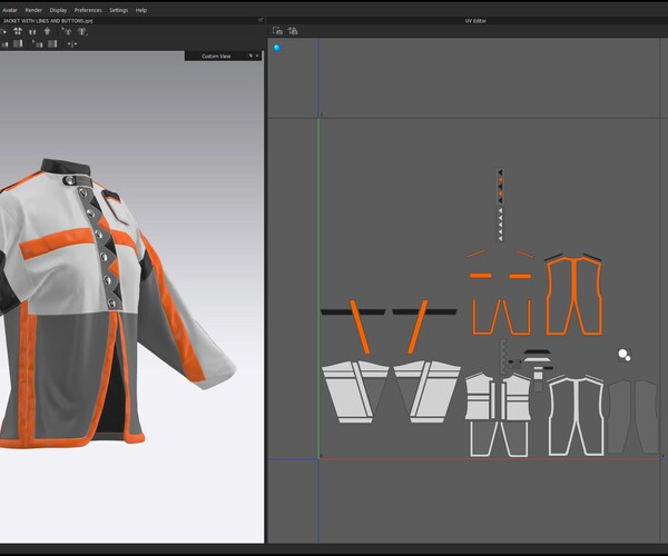 ArtStation - Future Fashion Jackets Pack Vol.2 - Clo3D / Marvelous ...
