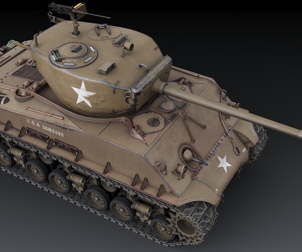 ArtStation - Tank M4A2 76W | Game Assets