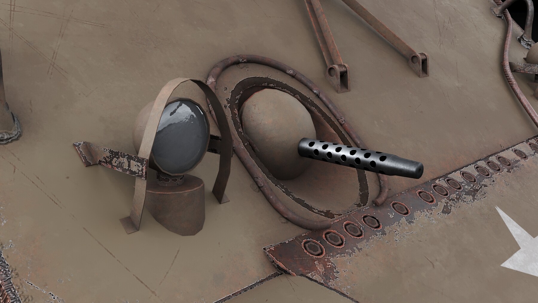 ArtStation - Tank M4A2 76W | Game Assets