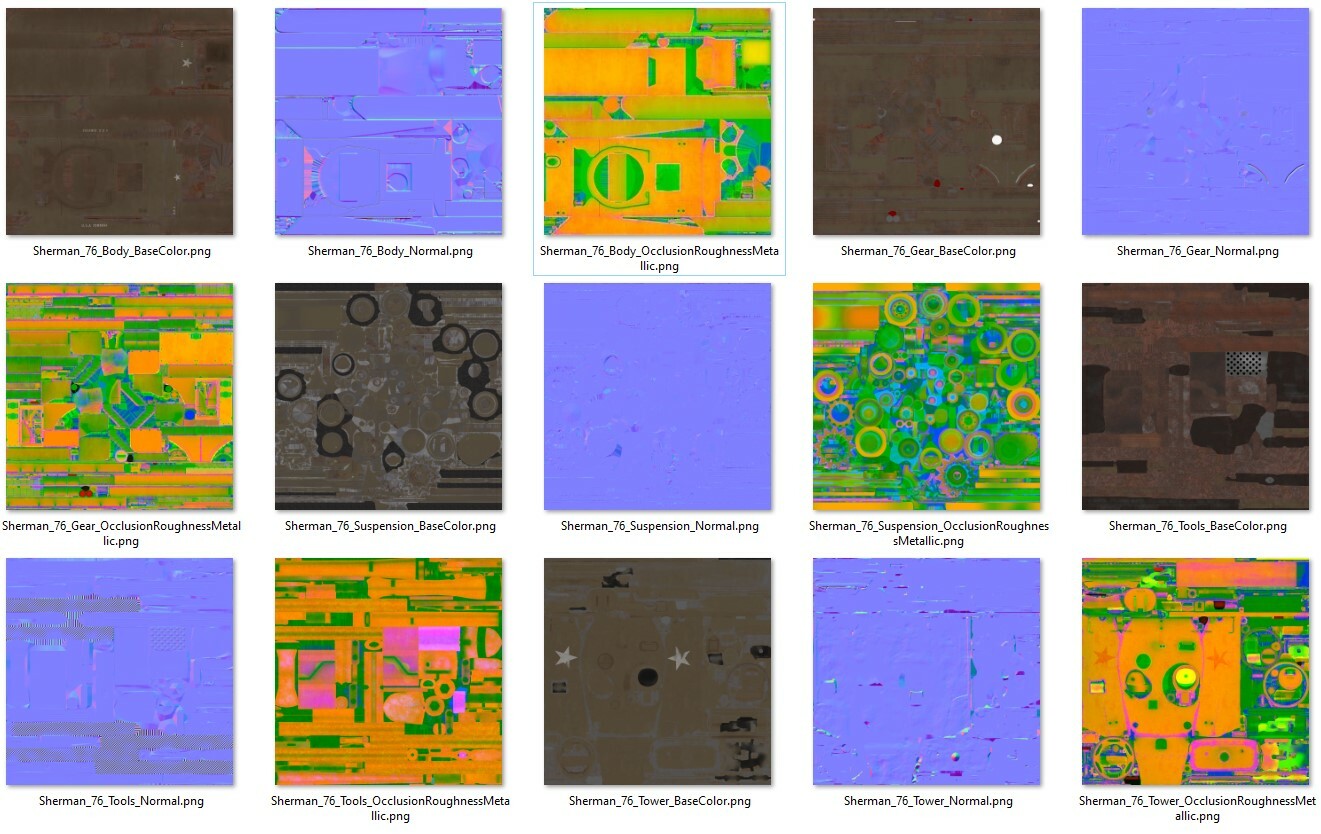 ArtStation - Tank M4A2 76W | Game Assets