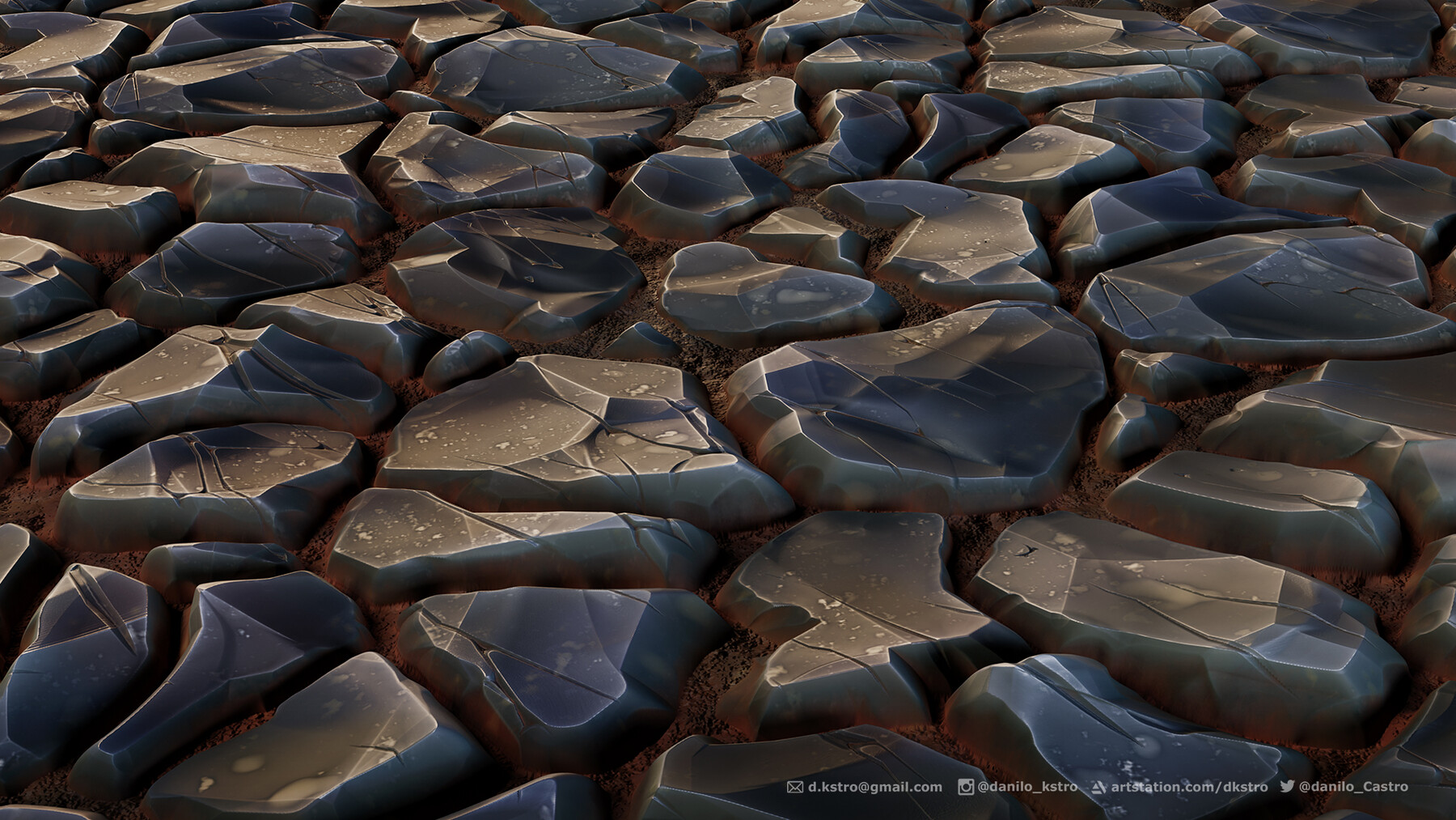ArtStation - Stylized Stones and Customizable - Procedural Texture ...