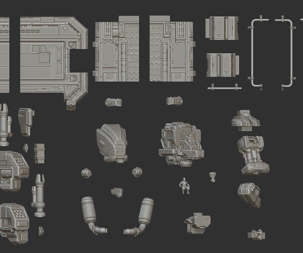 ArtStation - Goliath - Starcraft 2 3D Print | Resources