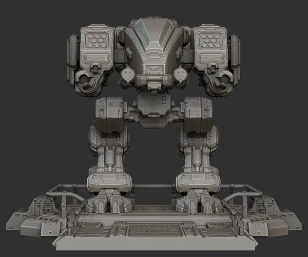 ArtStation - Goliath - Starcraft 2 3D Print | Resources