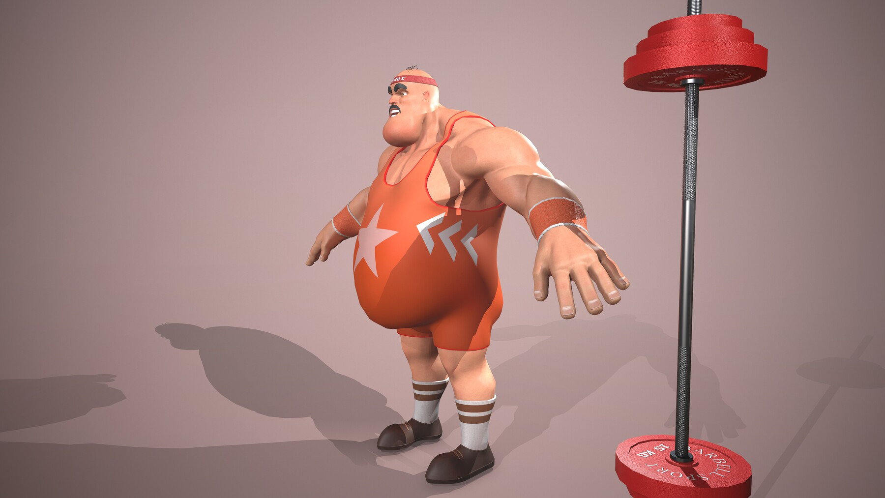 ArtStation - Weightlifter | Game Assets