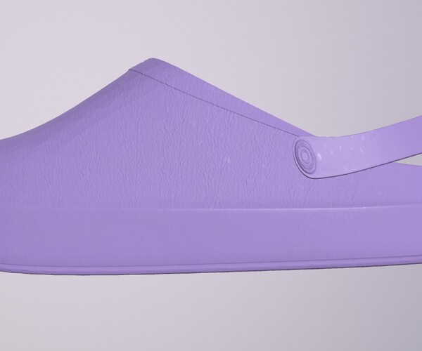 ArtStation - CROCS SLIPPER-SHOES low-poly PBR | Game Assets