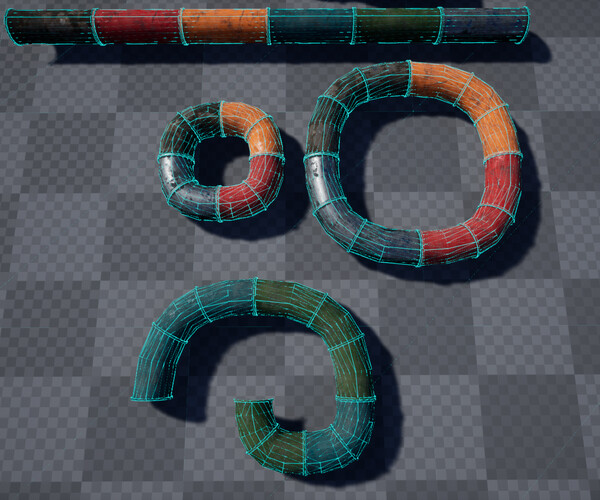 ArtStation - Modular Pipes Pack | Game Assets