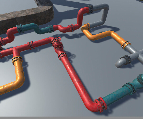 ArtStation - Modular Pipes Pack | Game Assets