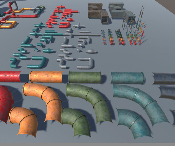 ArtStation - Modular Pipes Pack | Game Assets