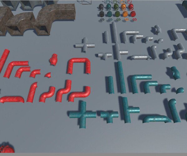 ArtStation - Modular Pipes Pack | Game Assets
