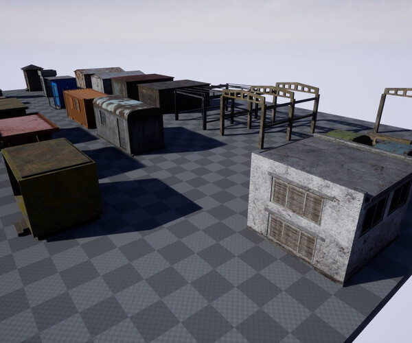 ArtStation - Old Small Buildings | Game Assets