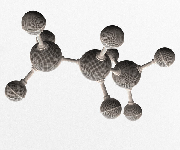 ArtStation - Propane Molecule | Resources